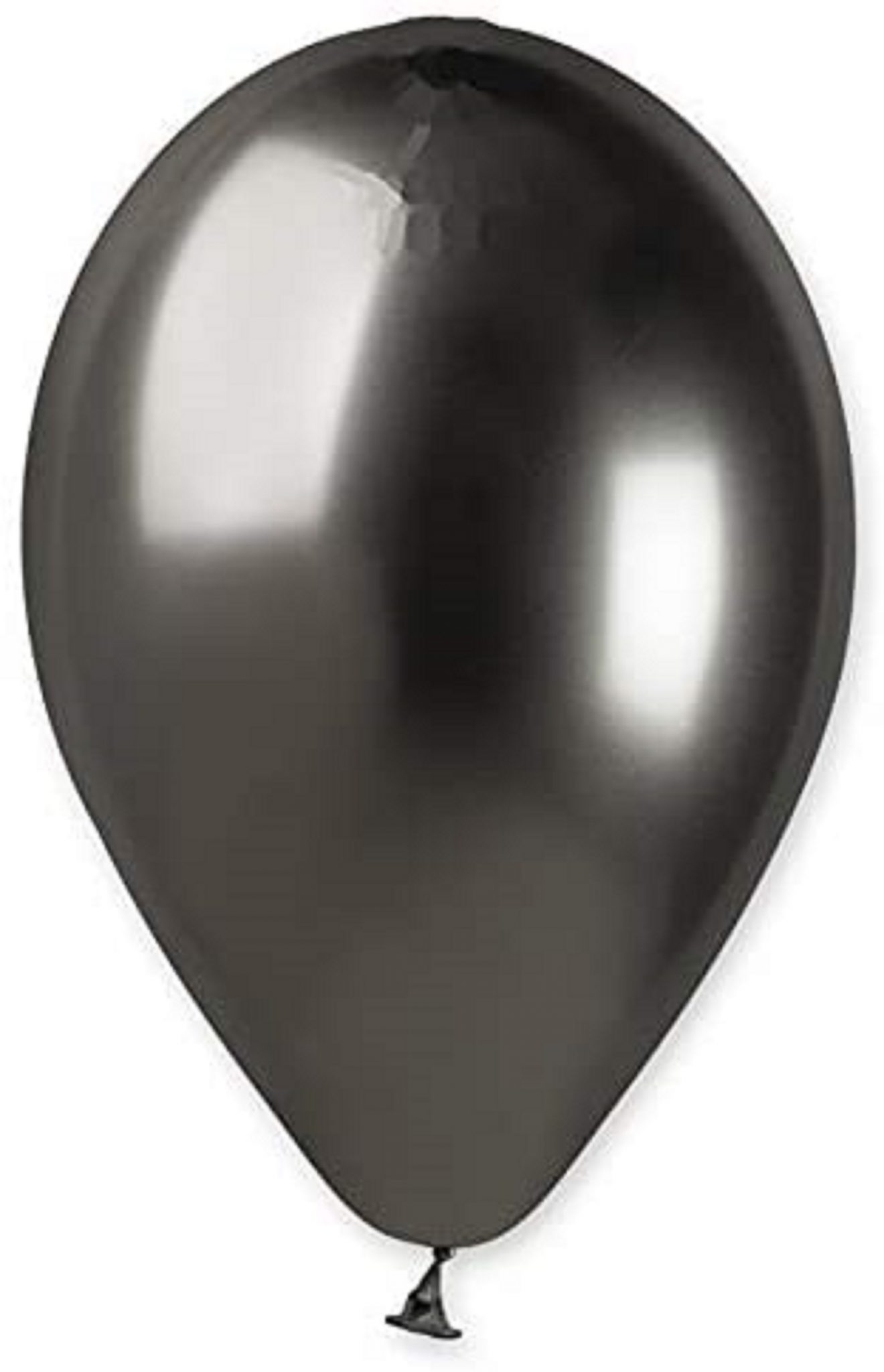 Pack of 25 - 13 Inch Shiny Space Gray Latex Balloons - Party ...